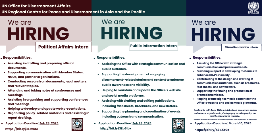 Office for Disarmament Affairs - Regional Centre for Peace and ...